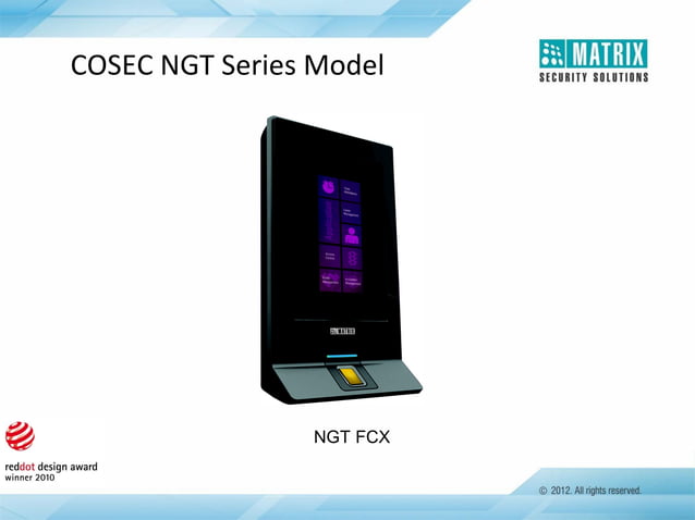 Matrix Security Solutions: COSEC - Access Control and Time-Attendance | PPT