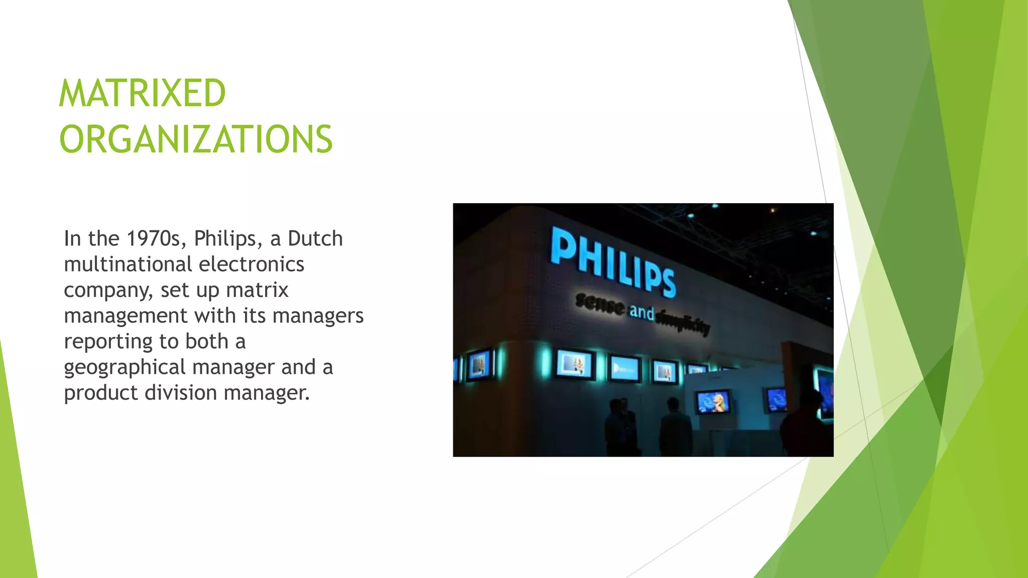 Matrixed organizations | PPT