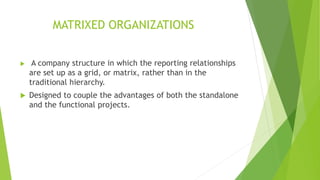 Matrixed organizations | PPT