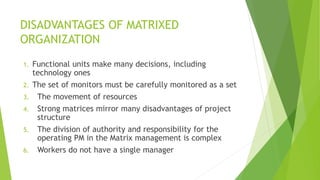 Matrixed organizations | PPT