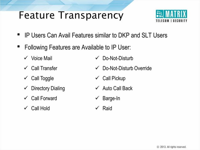 Matrix Telecom Solutions: ETERNITY IP-PBXs | PPT | Computer Networking | Computing