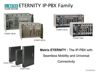 Matrix Telecom Solutions: ETERNITY ME - IP-PBX | PPT