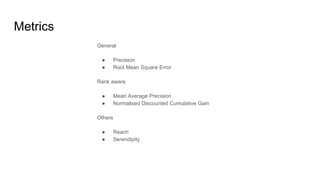 Matrix factorisation for recommender systems export | PDF