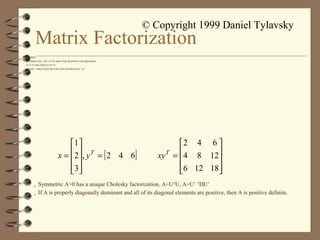 Matrix factorization | PPT