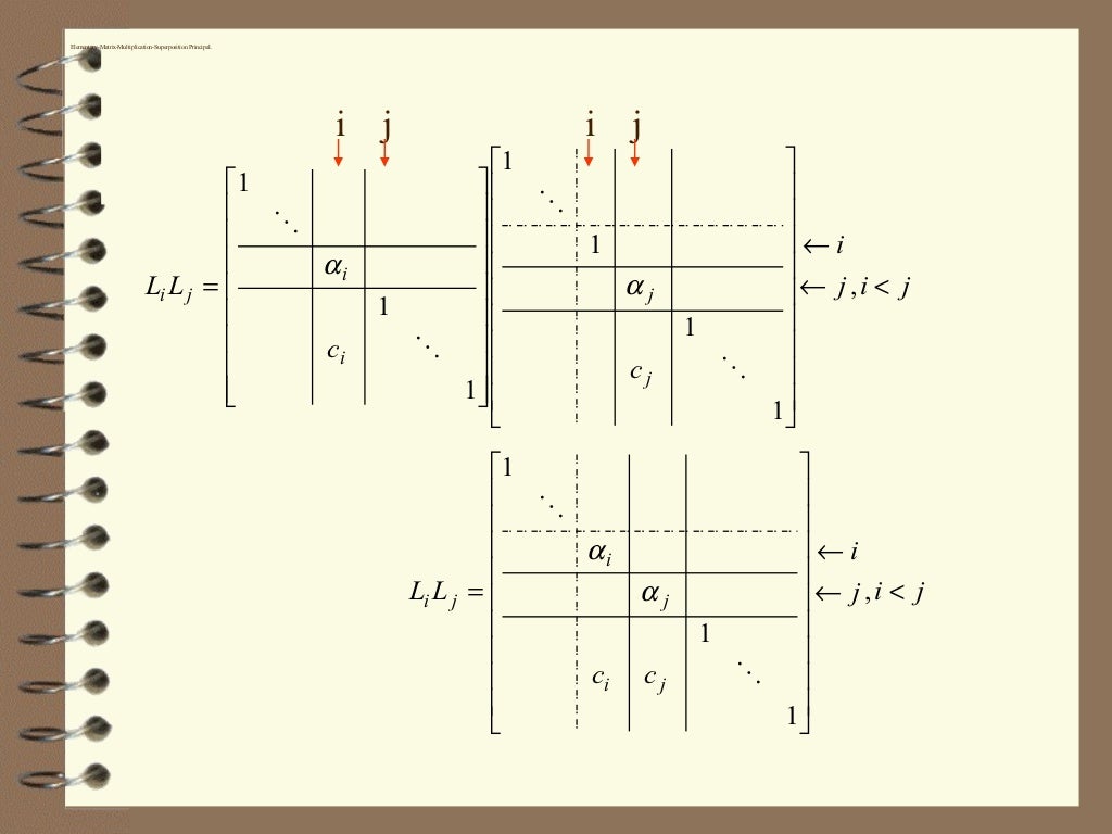 Matrix factorization