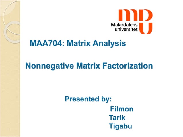 matrixfactorization.ppt