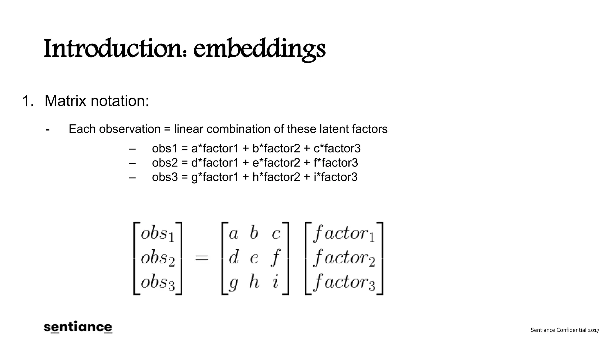 Matrix factorization: Demistifying word embeddings | PPTX