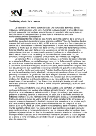 Matrix filosofia y cine | PDF