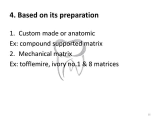 Matrixing and wedges | PPTX