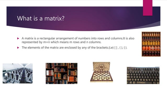 Matrix in real life.pptx | Physics | Science