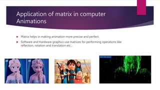 Matrix in real life.pptx | Physics | Science