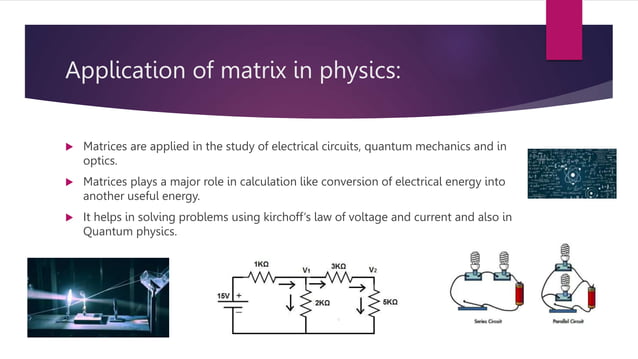 Matrix in real life.pptx | Physics | Science