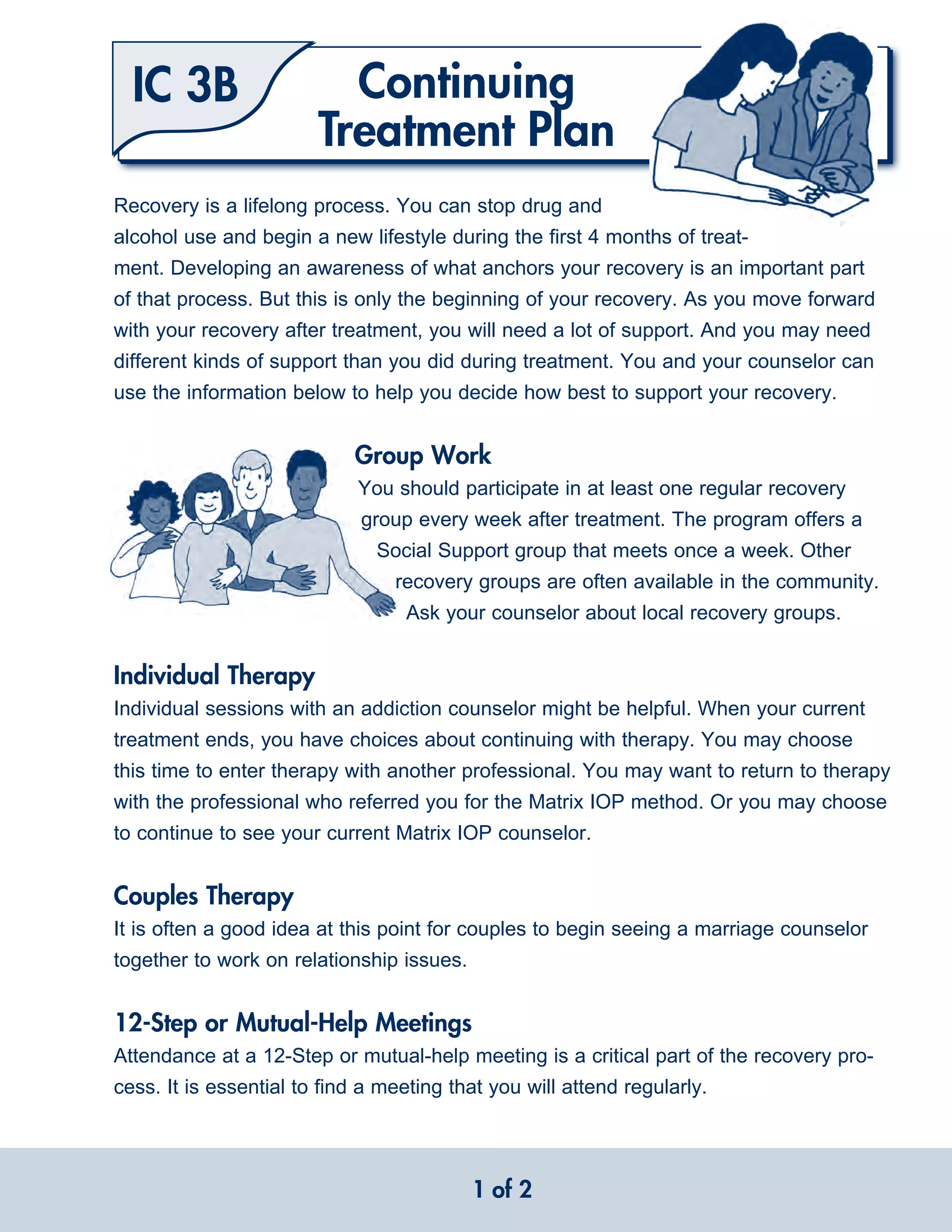 Matrix intensive outpatient tx for people with stimulant use disorder ...