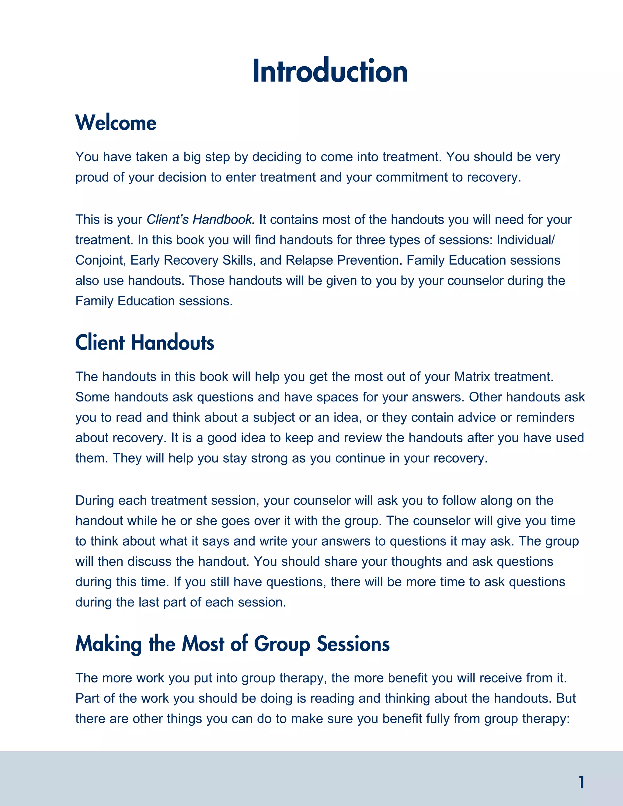 Matrix intensive outpatient tx for people with stimulant use disorder ...