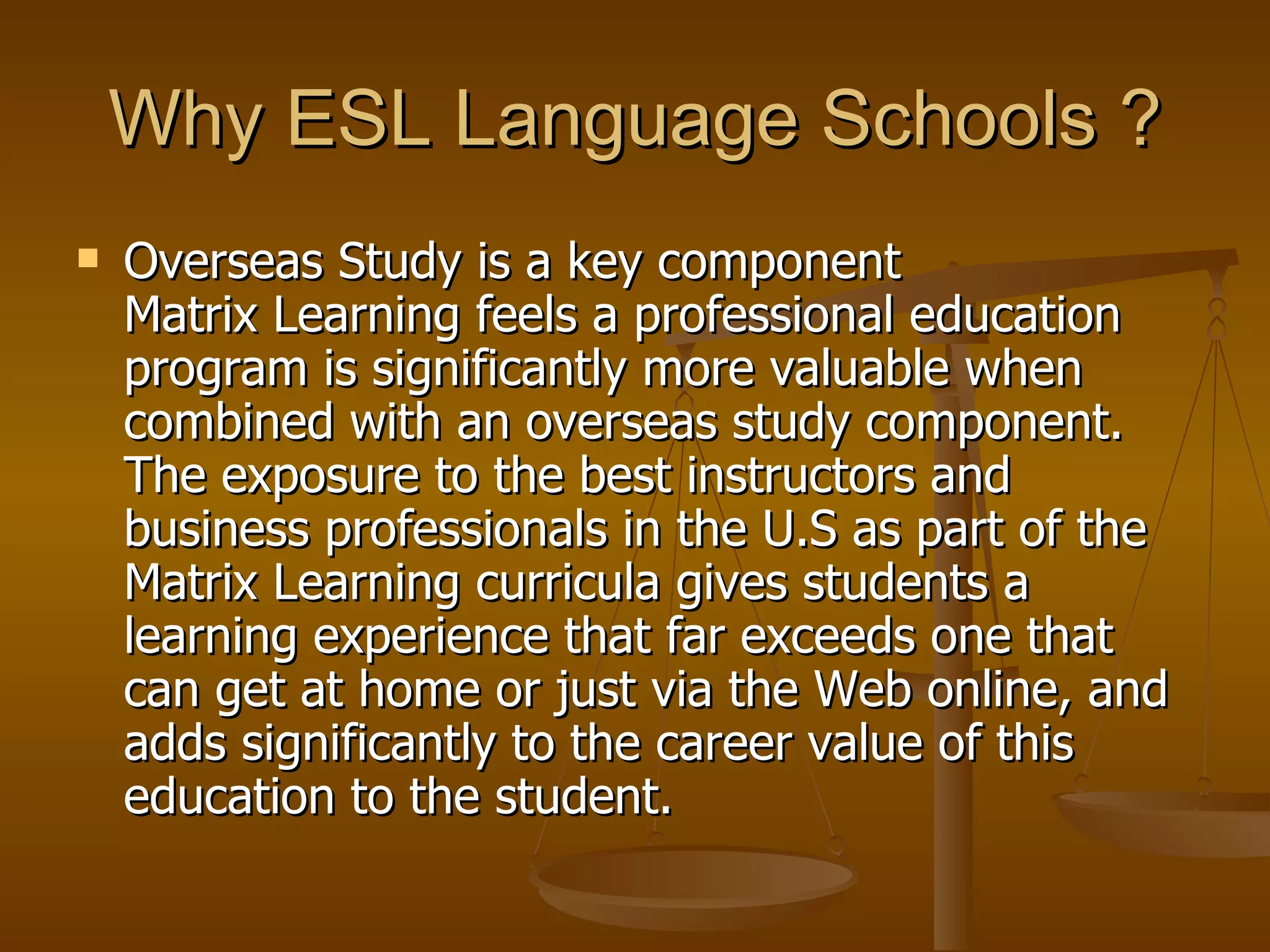 Matrix Learning Products | PPT