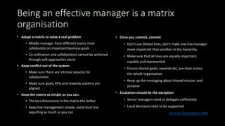 Matrix management | PPTX