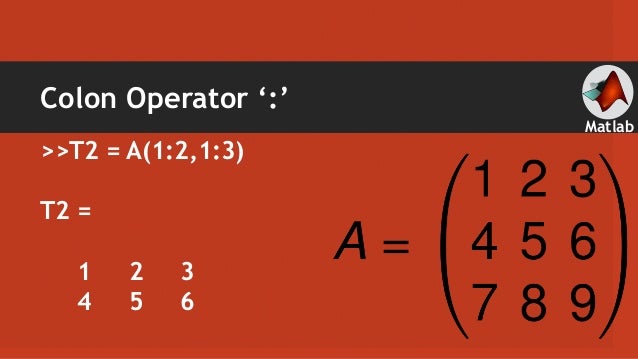 Matrix Manipulation in Matlab Matrix Manipulation in Matlab