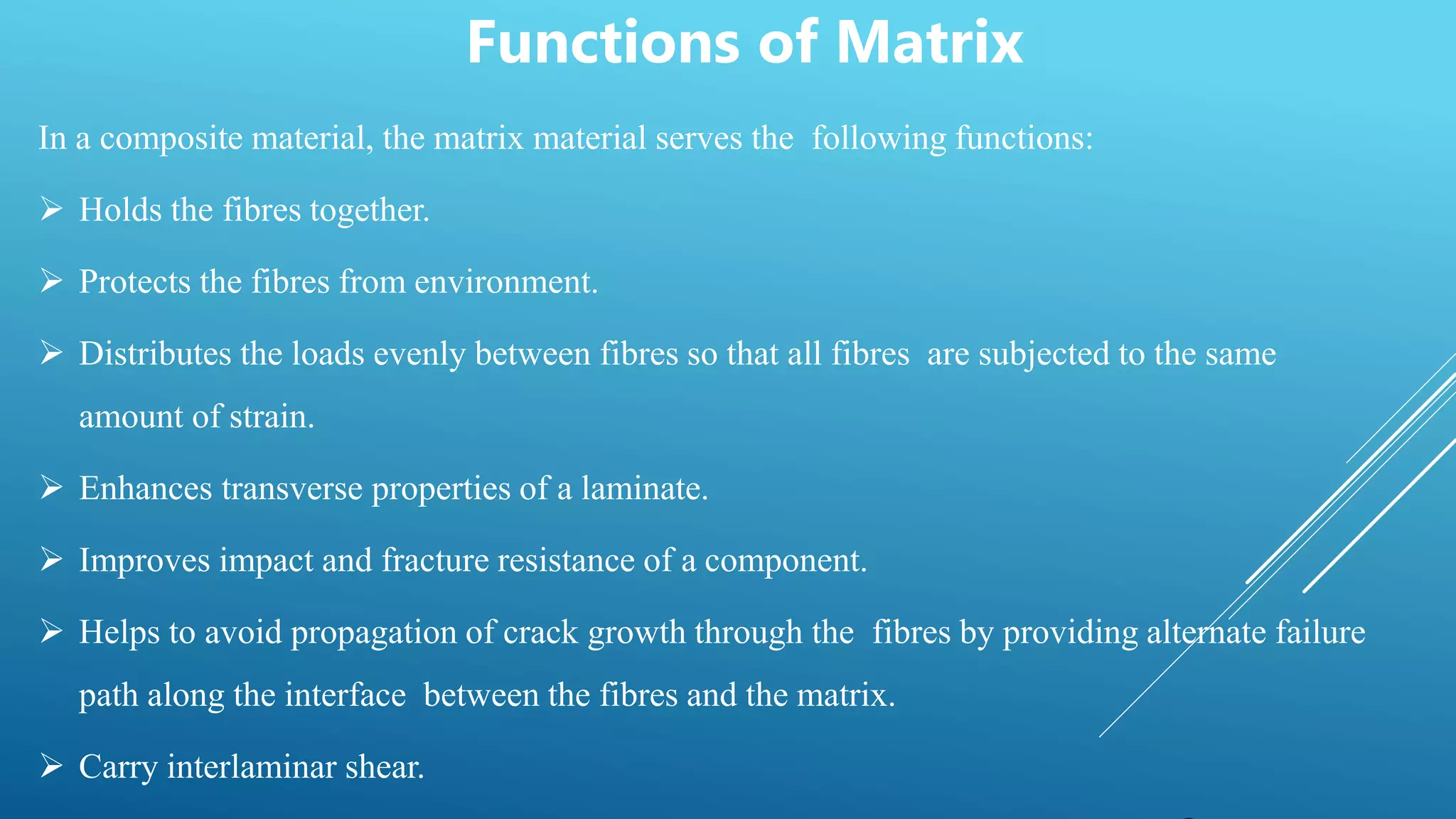 Matrix materials 4 | PPTX
