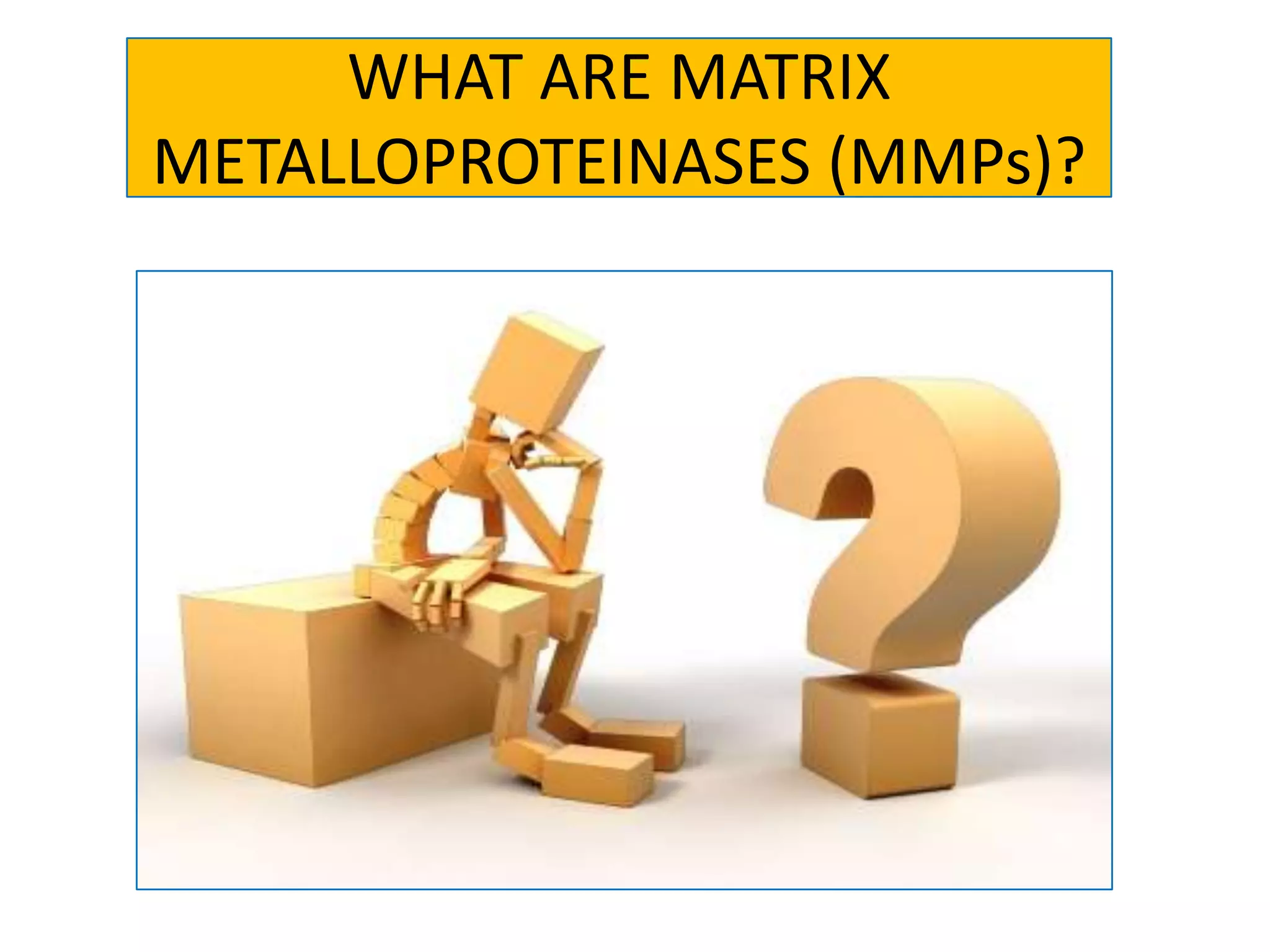 Matrixmetalloproteinase | PPTX