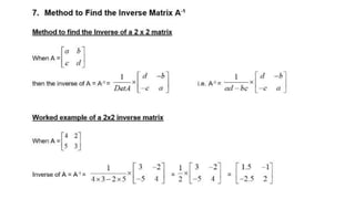 Matrix Methods.pptxhhhhhhhhhhhhhhhhhhhhh | PPTX | Physics | Science