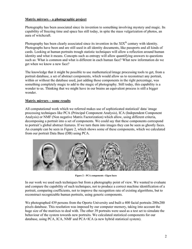 Matrix mirrors project | PDF