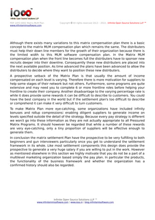 Matrix mlm plan | PDF | Advertising Industry | Industries
