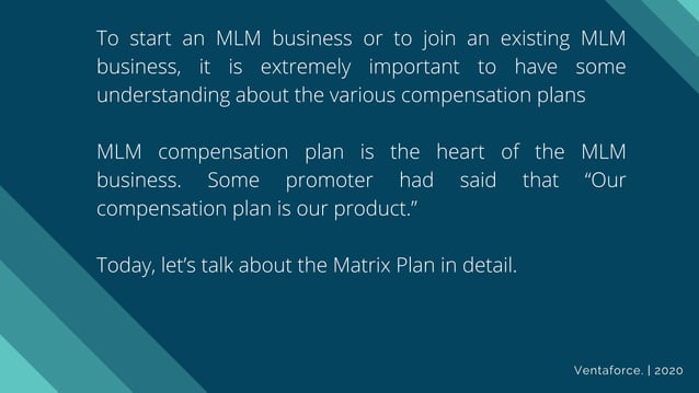 What is Matrix MLM plan? How Does it Work? | PDF