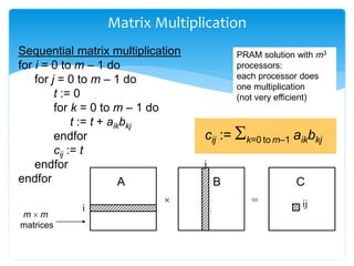 Matrix multiplication | PPTX