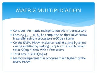 Matrix multiplication | PPT