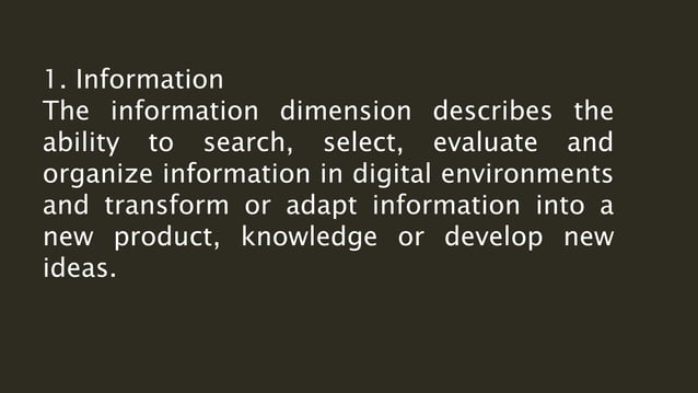 Matrix of ict skills for learning | PPT