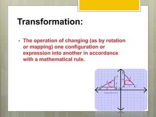 Matrix of linear transformation | PPTX