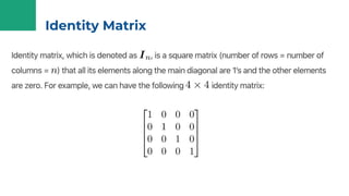 Matrix operations in practice using python | PDF