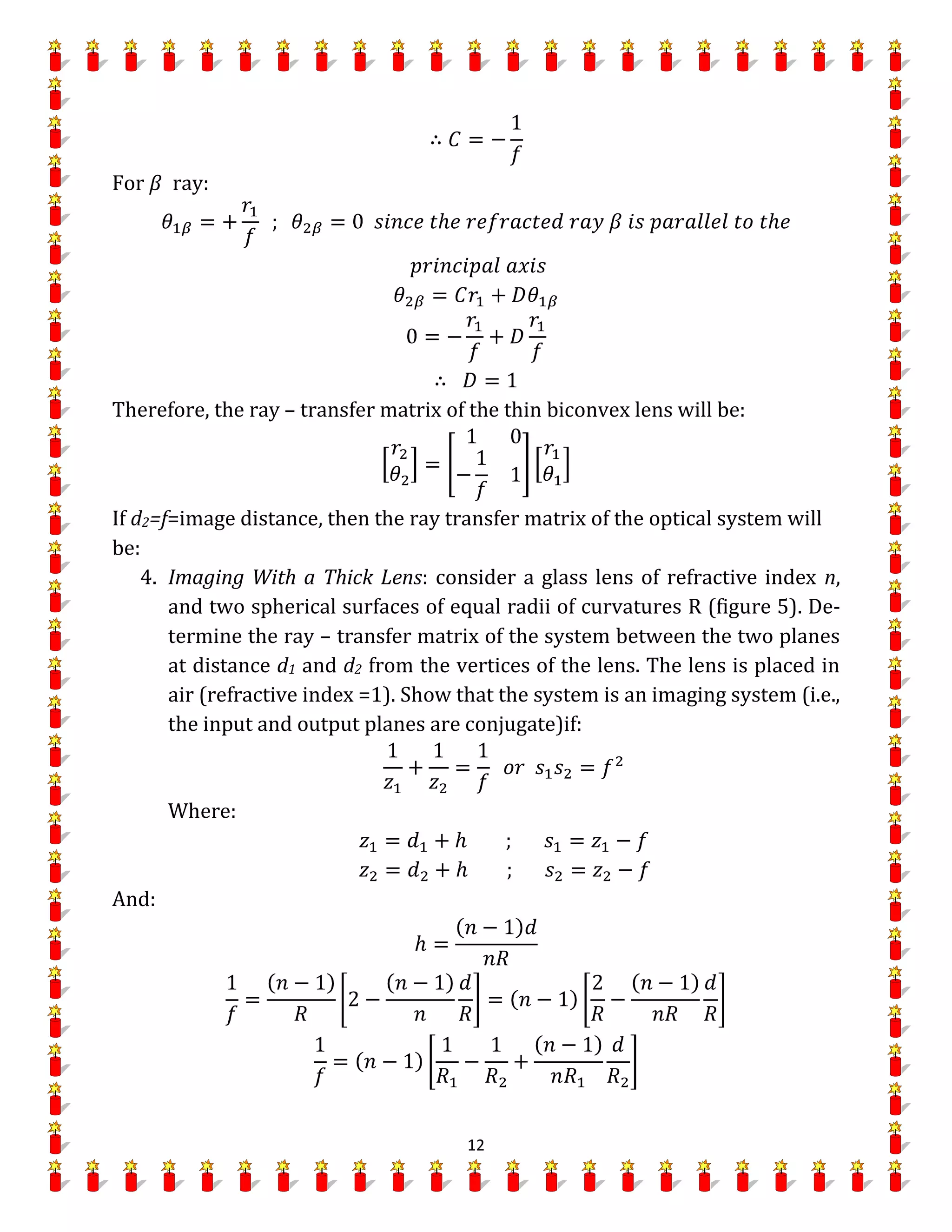 Matrix optics | DOCX