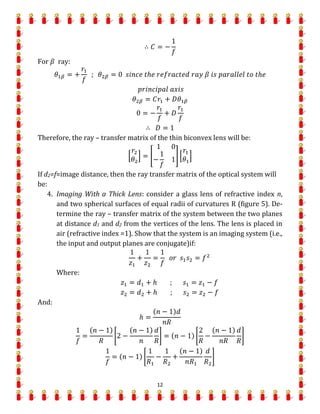 Matrix optics | DOCX