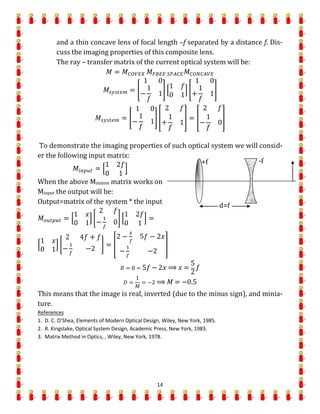 Matrix optics | DOCX
