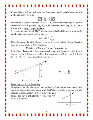 Matrix optics | DOCX