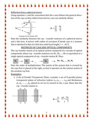 Matrix optics | DOCX