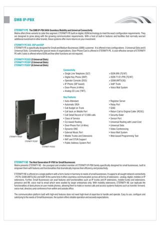 PBX PRODUCTS CATALOGUE | PDF