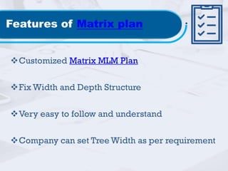 Matrix plan Software Features | PDF
