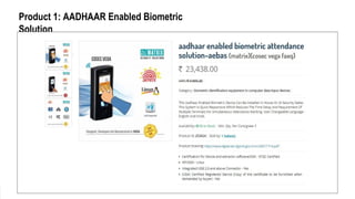 Aadhaar Enabled Biometric Attendance Solution | PPT
