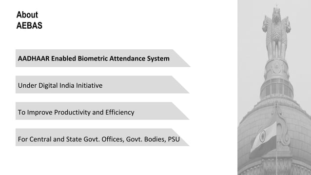 Aadhaar Enabled Biometric Attendance Solution Ppt Computing Technology And Computing