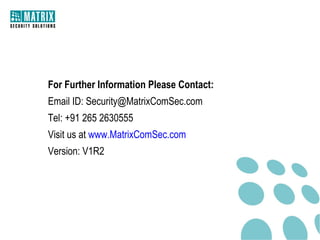 Matrix Security Solutions: PROPAC | PPT