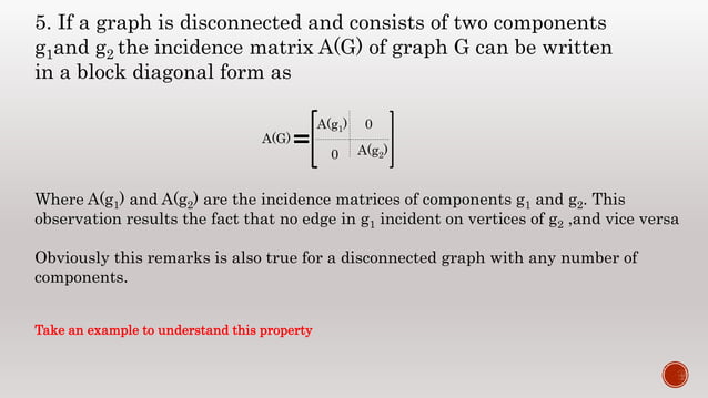 Matrix representation of graph | PPTX