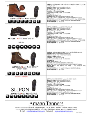 Matrix Safety Catolgue 1 | PDF