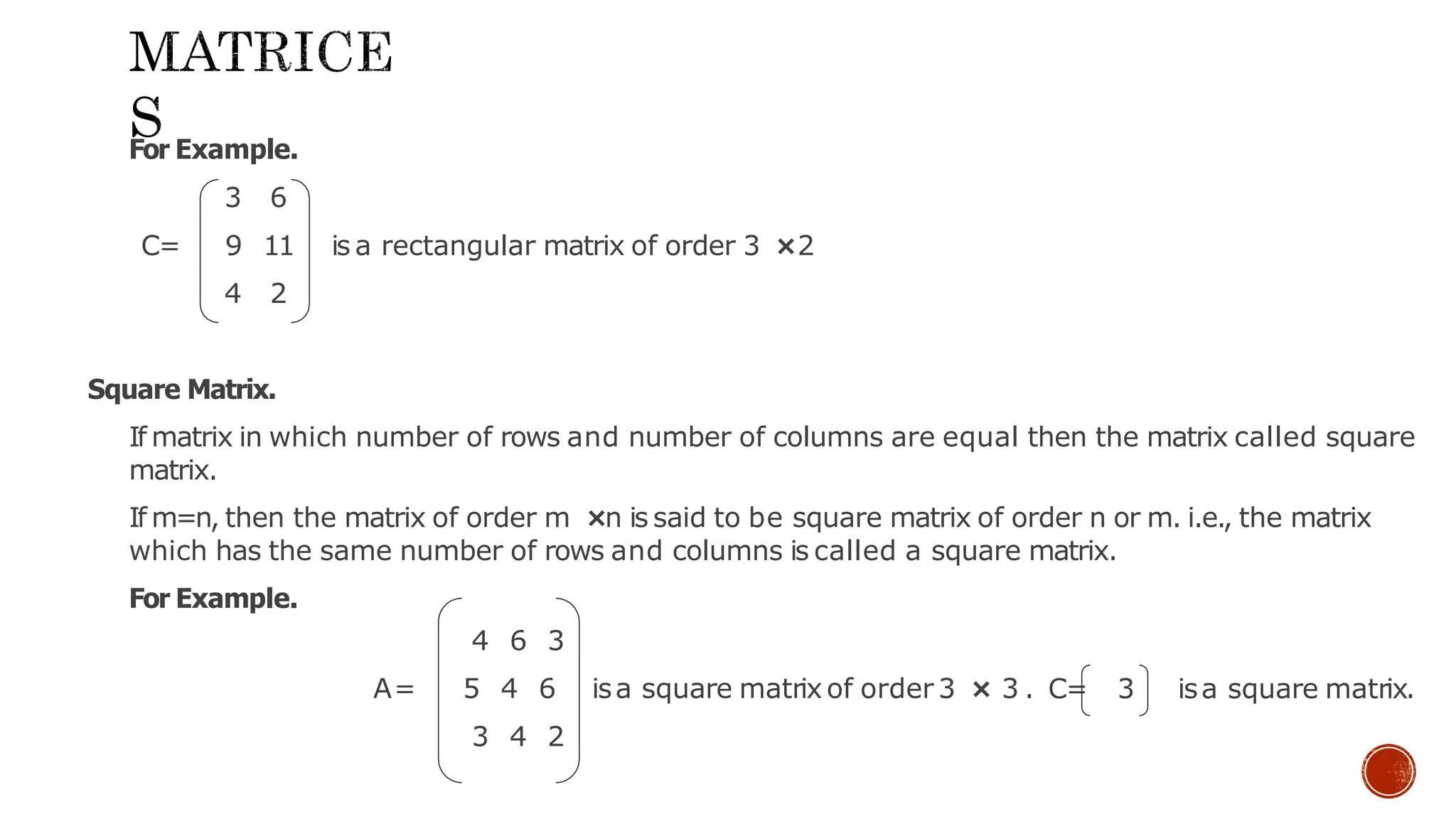 Presentation On Matrices Mathematics DIU | PPTX