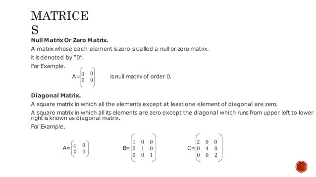 Presentation On Matrices Mathematics DIU | PPTX
