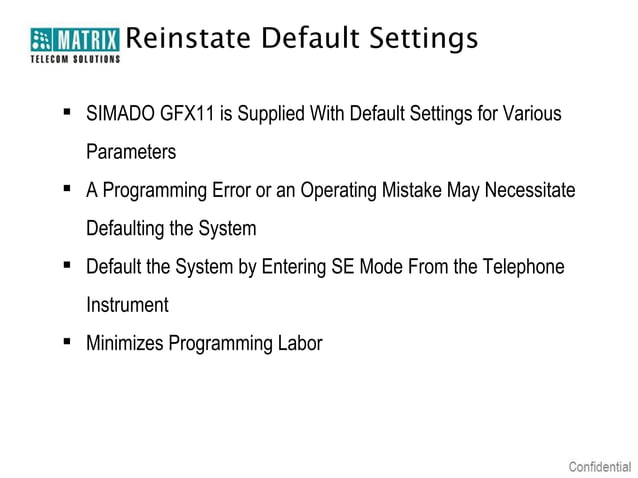 Matrix Telecom Solutions: SIMADO GFX11 - FCT | PPT | Phone Services ...
