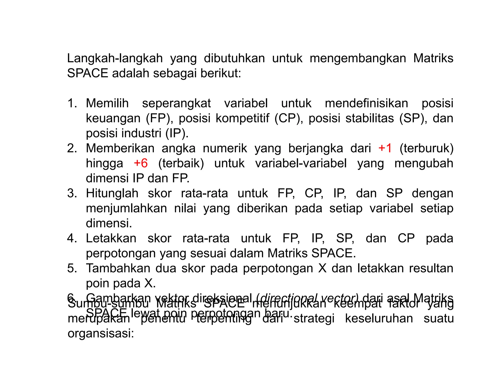 +Matrix SPACE.pptx Enam langkah yang disyaratkan untuk mengembangkan ...