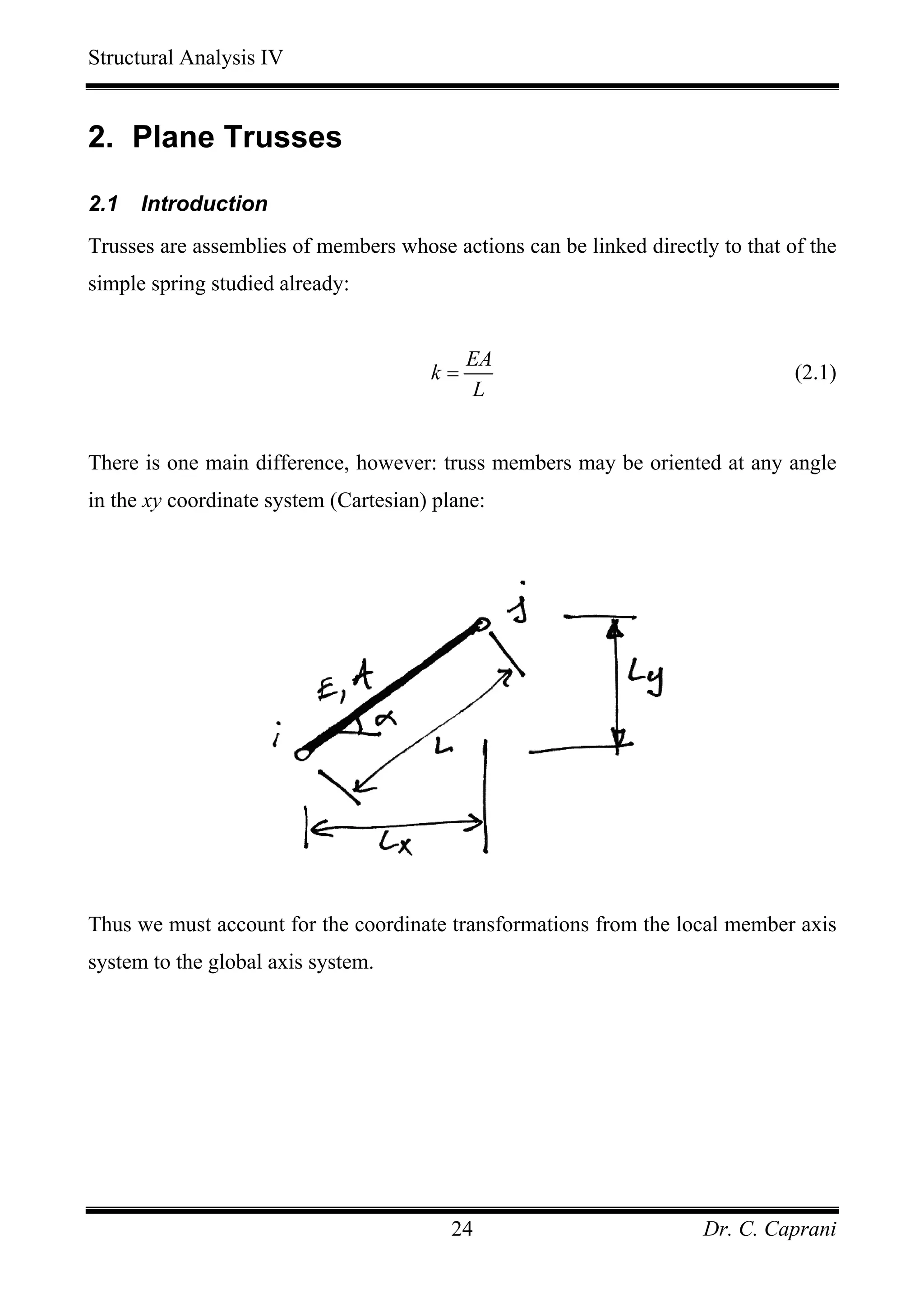 Matrix stiffness method 0910 | PDF