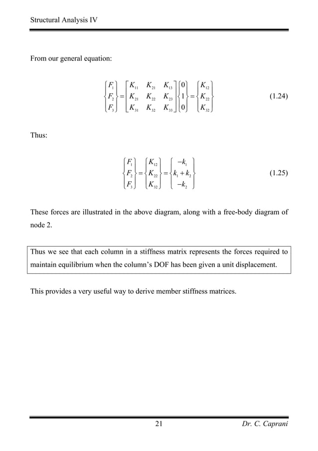 Matrix stiffness method 0910 | PDF | Physics | Science